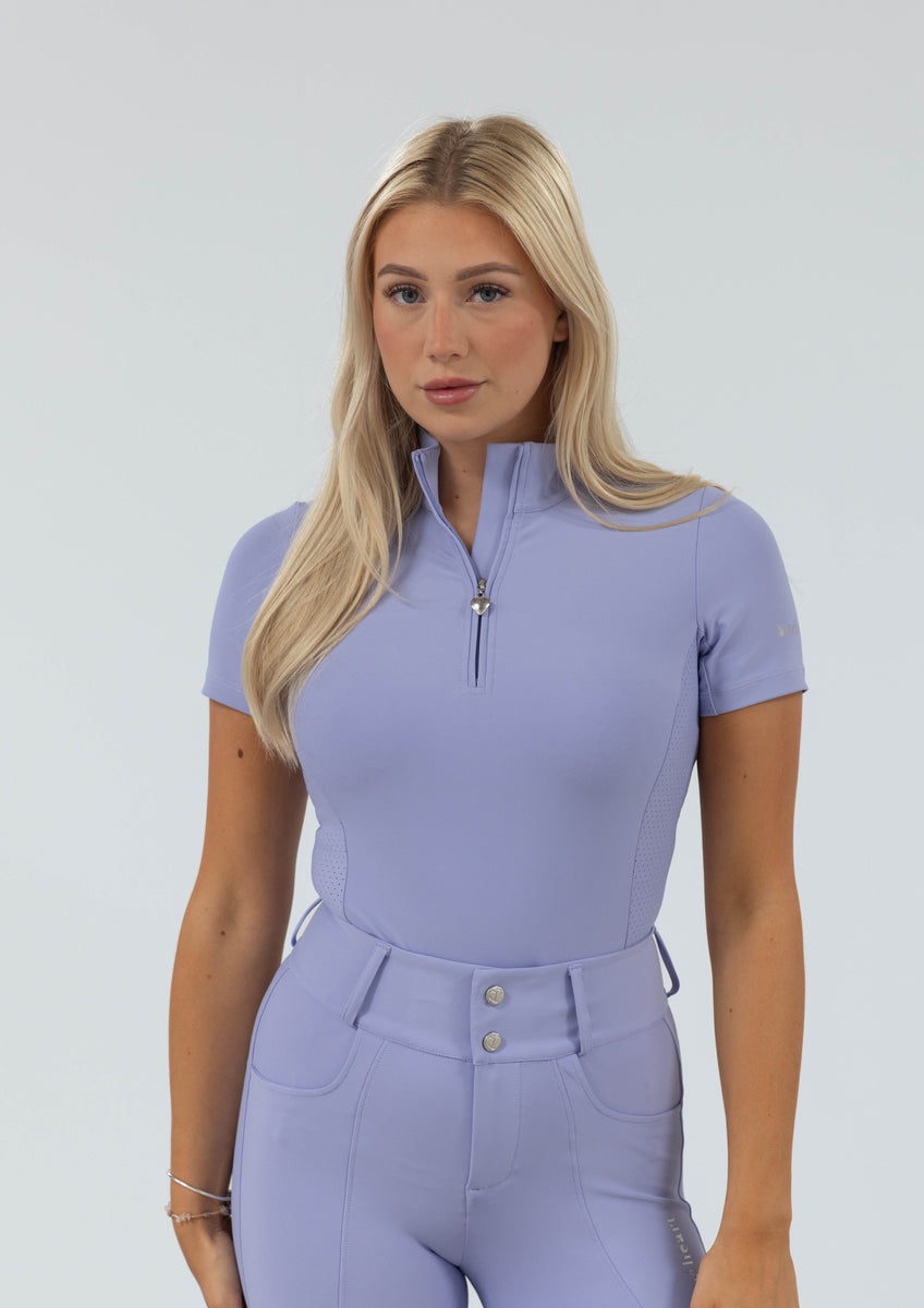 AirTec Short Sleeve Base Layer - Lilac – Black Heart Equestrian
