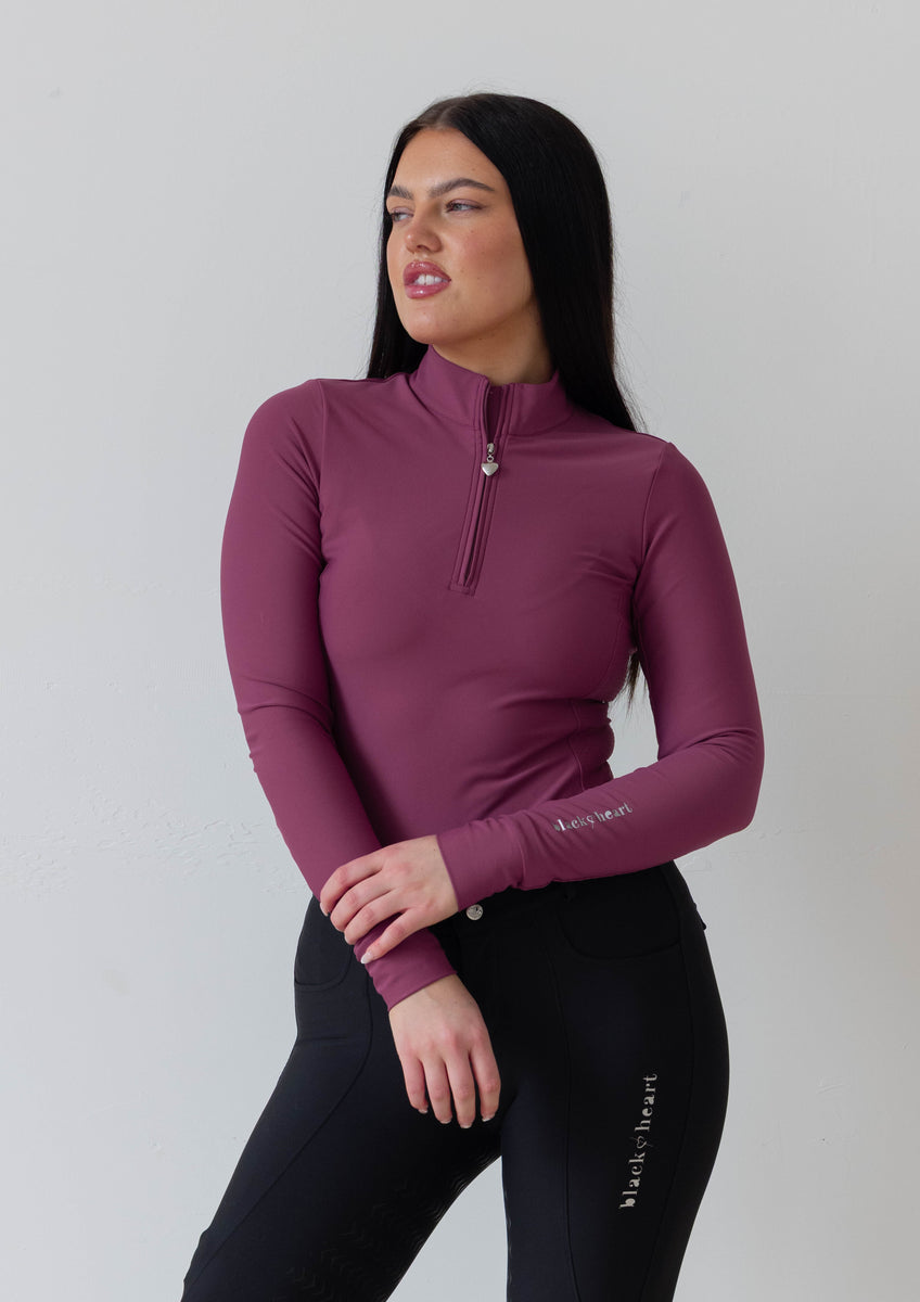 AirTec Base Layer - Damson – Black Heart Equestrian